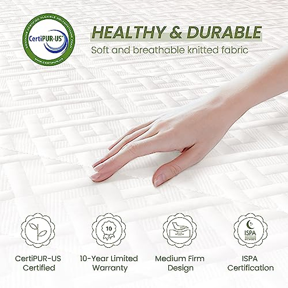 HOXURY Queen Mattress, 12 Inch Hybrid Mattress Queen Size, Memory Foam & Individually Wrapped Pocket Coils Innerspring Mattress in a Box, Pressure Relief & Cooler Sleeping