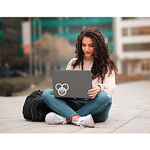 Wheel of Time Decal Vinyl Sticker Auto Car Truck Wall Laptop | White | 5.5" x 5"