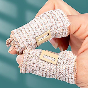 FOMIYES 2 Rolls Striped Sports Tape Athletic Ankle Stretch Wrist Ankle Wrap Tape Injury Sports Bag Non Stick Lovers Cotton