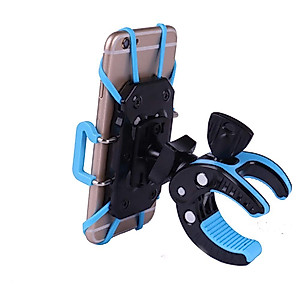 Toxz Bicycle Phone Mount Bike Phone Stand Holder,Adjustable Size,with Rubber Clamp Fixing,Bike Stand Accessories