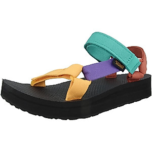 Teva Women's Midform Universal Water Shoe, Bright Retro Multi, 10