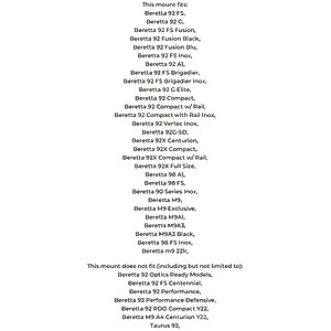 Ade Advanced Optics Bertrillium RD3-013 Red Dot Reflex Sight for Berreta Pistol