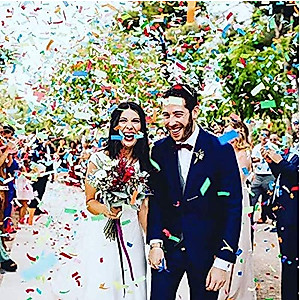 Ultimate Confetti - (1lb) Dark Blue Tissue Confetti - Biodegradable - Hanukkah, Baby Shower, Holiday Color