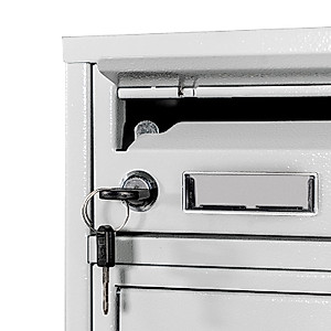 goldenwarm Keyed Alike, Cabinet Cam Lock 1-1/8 Inch File Cabinet Lock Drawer Locks with Keys Cam Lock for Toolbox Mailbox Lock and Key, Zinc Alloy, 1 Pack