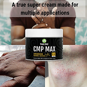 HAPPY BODY CMP MAX Natural Relief Cream [4 oz]