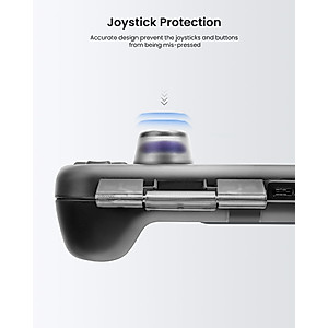 tomtoc Armor Case for Steam Deck/OLED, Steam Deck Hard Shell, Slim Portable Travel Carry Case, Shock-proof, Charging Convenience, with Military Grade Protection, Protective Cover