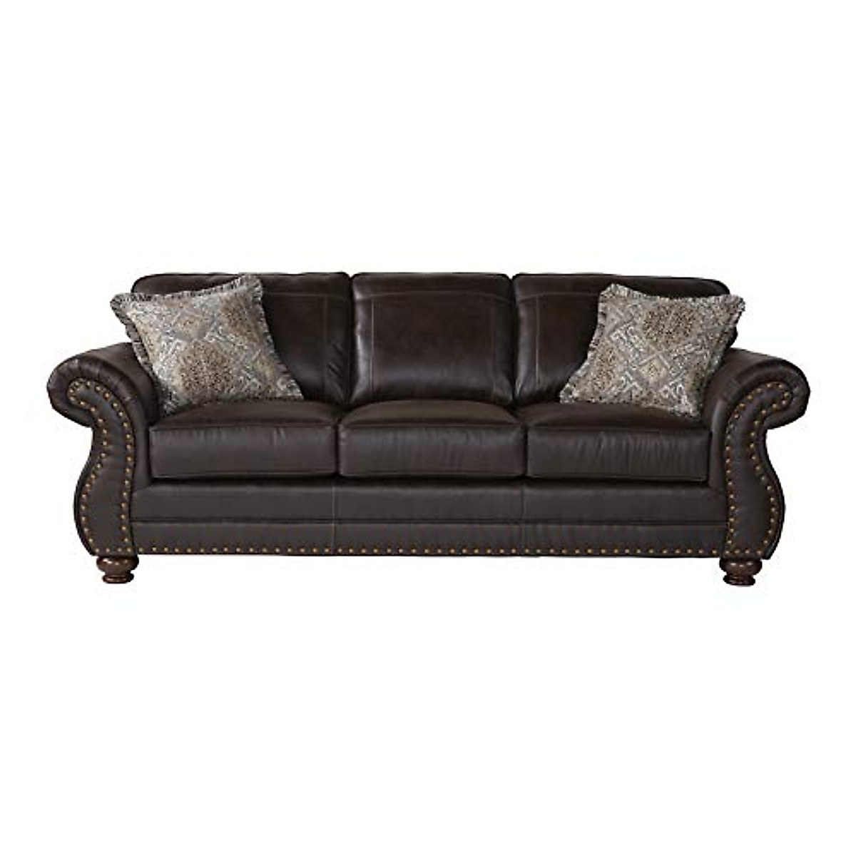 Roundhill Furniture Leinster Sofas, Espresso
