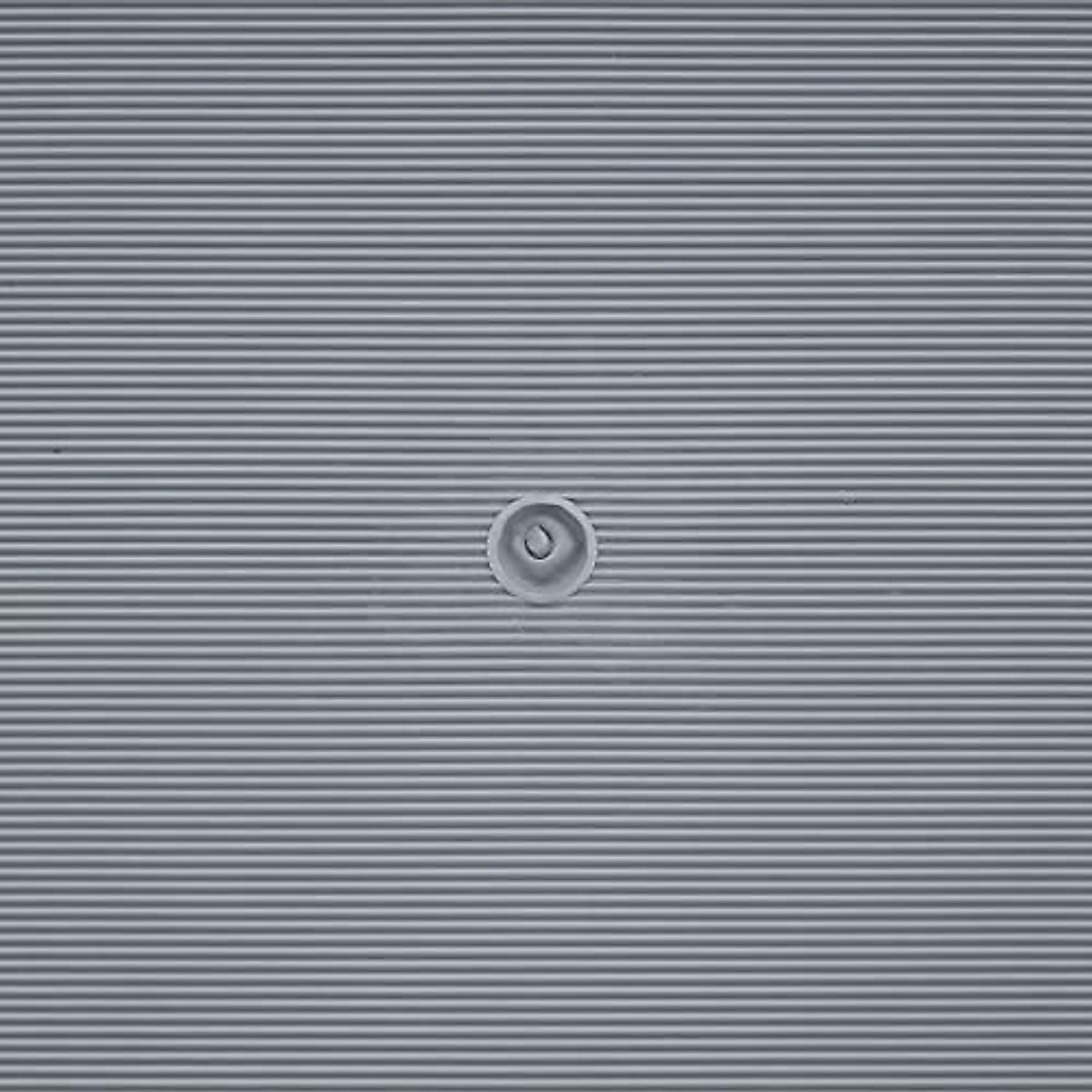 Gracious Living 9.5-Inch Tall, Sturdy Non Slip Plastic Single Level Home Step Stool for Kitchen, Bathroom, Laundry, or Pantry, Grey