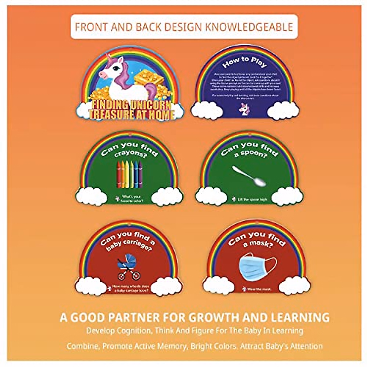 Toddler Scavenger Hunt Cards at Home - Nice Birthday Gift for Toddlers 2 and 3 Years Olds.