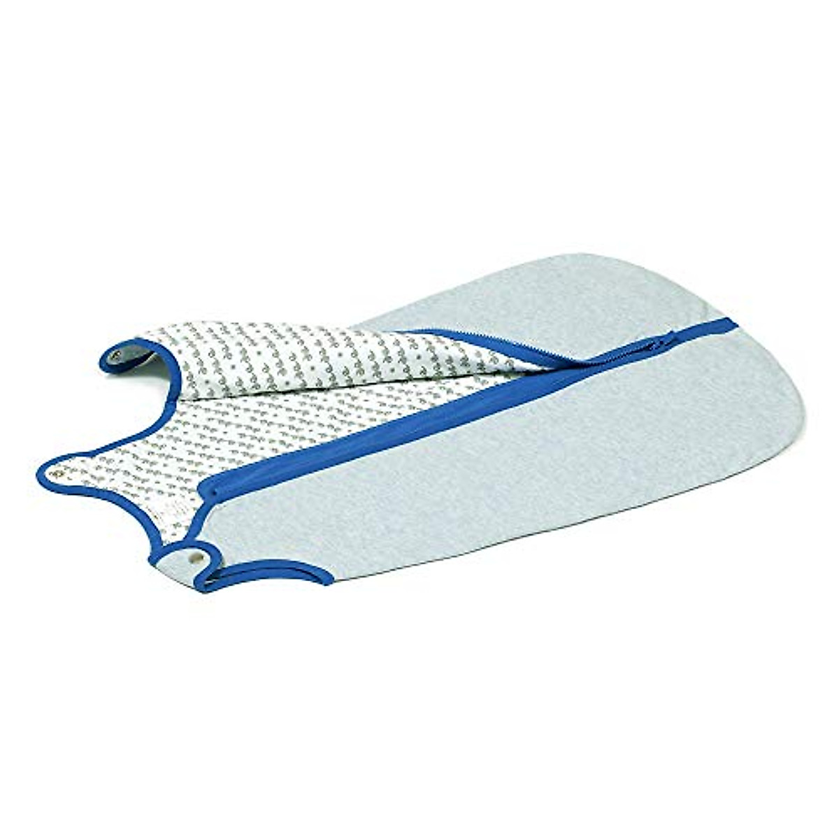 baby deedee 100% Cotton Sleeping Sack, Baby Sleeping Bag Wearable Blanket, Sleep Nest Lite, Infant and Toddler, Blue, Large (18-36 Month)