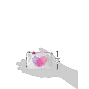 Kipling KI3810U5A Women's Official Mini Creativity Pink Heart Met, Pink Heart Met, One Size