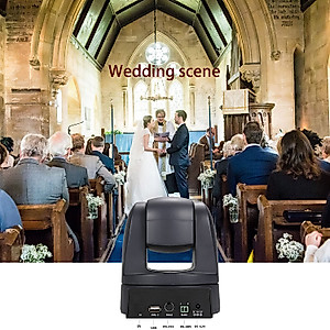 SZOOMSY PTZ Camera USB2.0 10X Optical Zoom HD 1080P Video Conference Webcam for Conference Rooms Live Streaming Church Worship Services Online Learn Skype Business Meeting System Works with Zoom