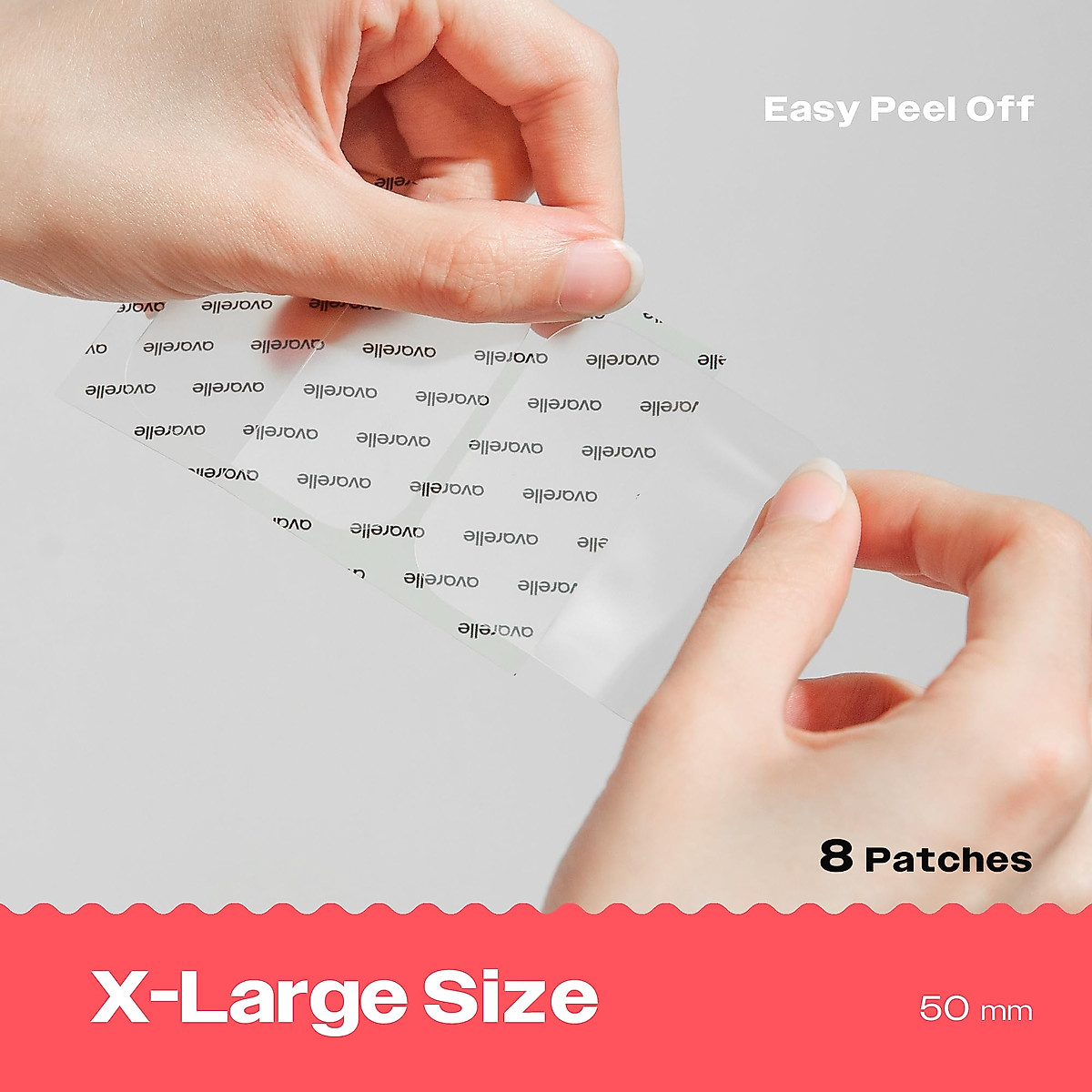 AVARELLE Acne Patches XL, FSA HSA Acne Patch Large | Pimple Patches for Face Cheek & Nose (8 Count) | Large Hydrocolloid Acne Treatment with Tea Tree, Calendula, & Cica by ZITOUT™