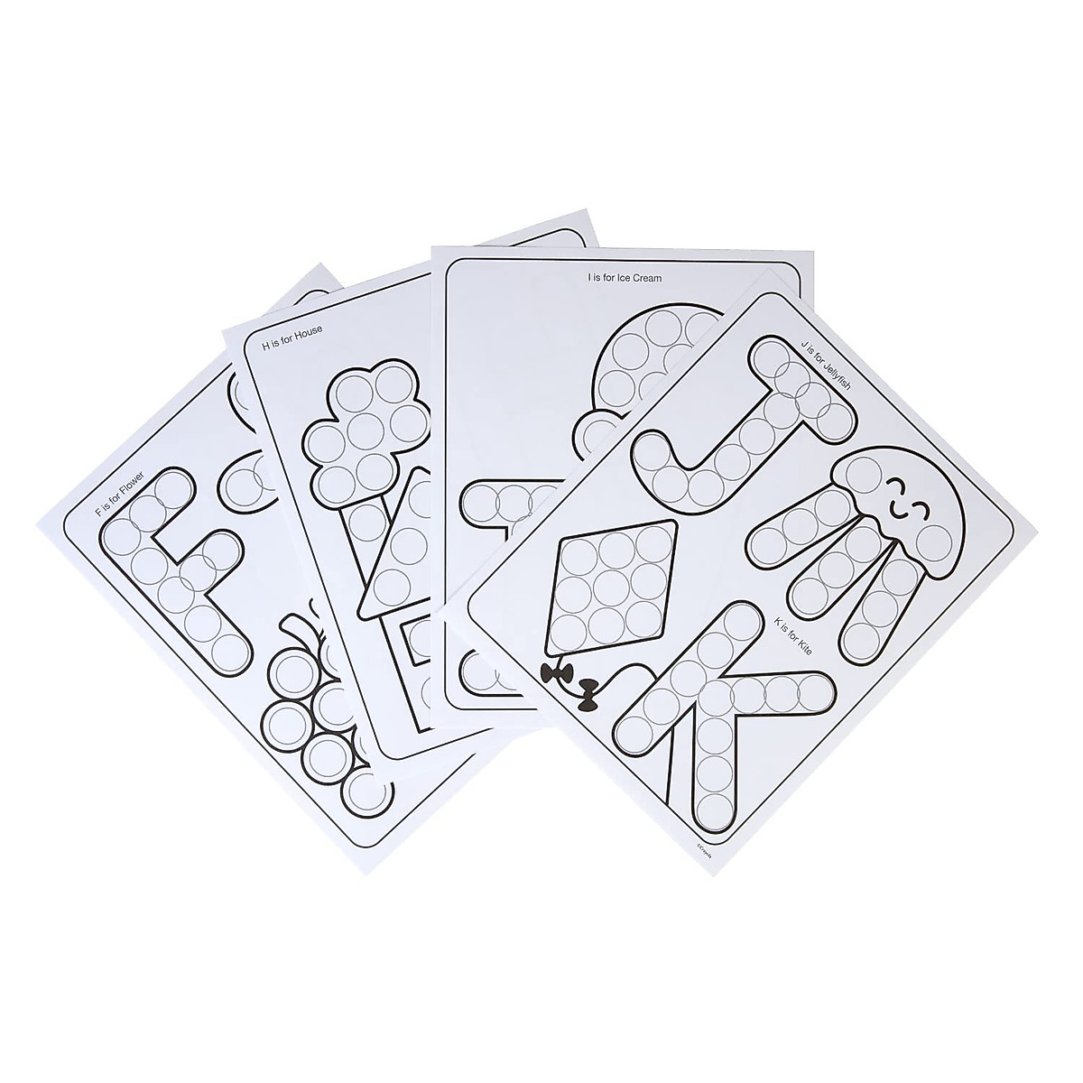 Crayola Washable Dot Markers Activity Set, 30 Toddler Coloring Pages & 4 Washable Markers, Dot Paints for Toddlers, Toddler Gifts, Ages 3+