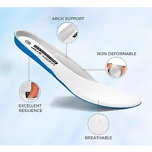 LUCKY STEP Women‘s Air Cushion Fashion Sneakers Platform Casual Walking Resistant Tennis Shoes Hologram Leather Comfortable Travel Sneakers(All White,9B(M) US)