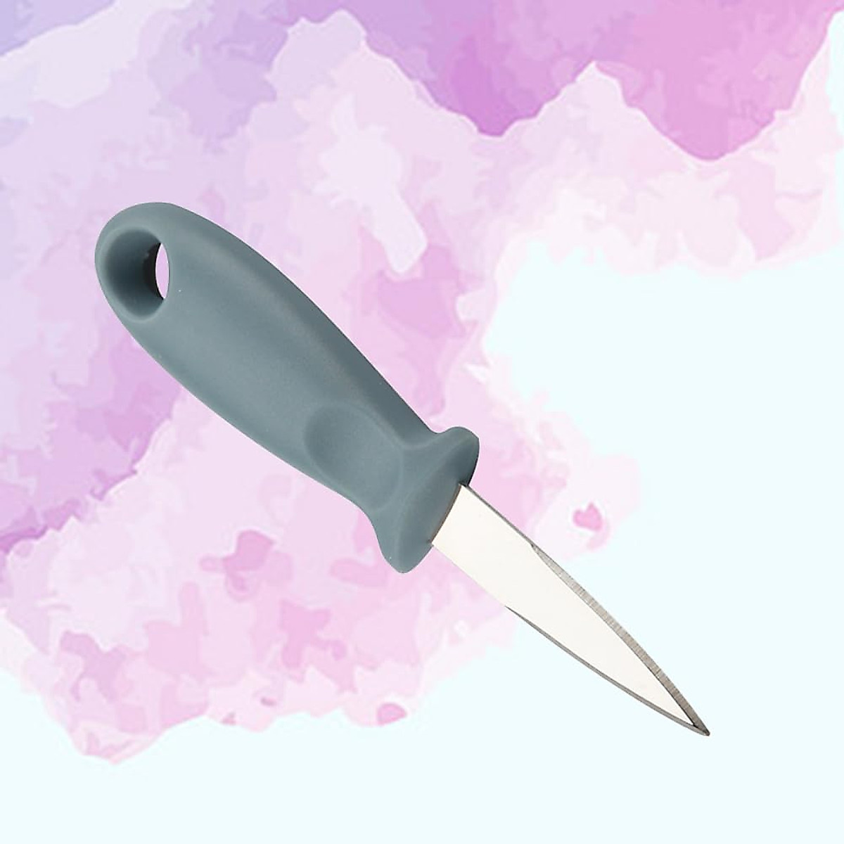 Cabilock Oyster Clam Shucking Knife Stainless Steel Oyster Shucker with Plastic Handle Non-slip Oyster Opener Seafood Opening Tools for Shellfish