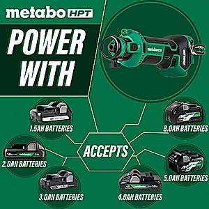 Metabo HPT 18V MultiVolt™ Cordless Drywall Cut-Out Tool | Tool Only - No Battery | Brushless Motor | 28,000 RPM | 1/8-Inch & 1/4-Inch Collets | M18DYAQ4
