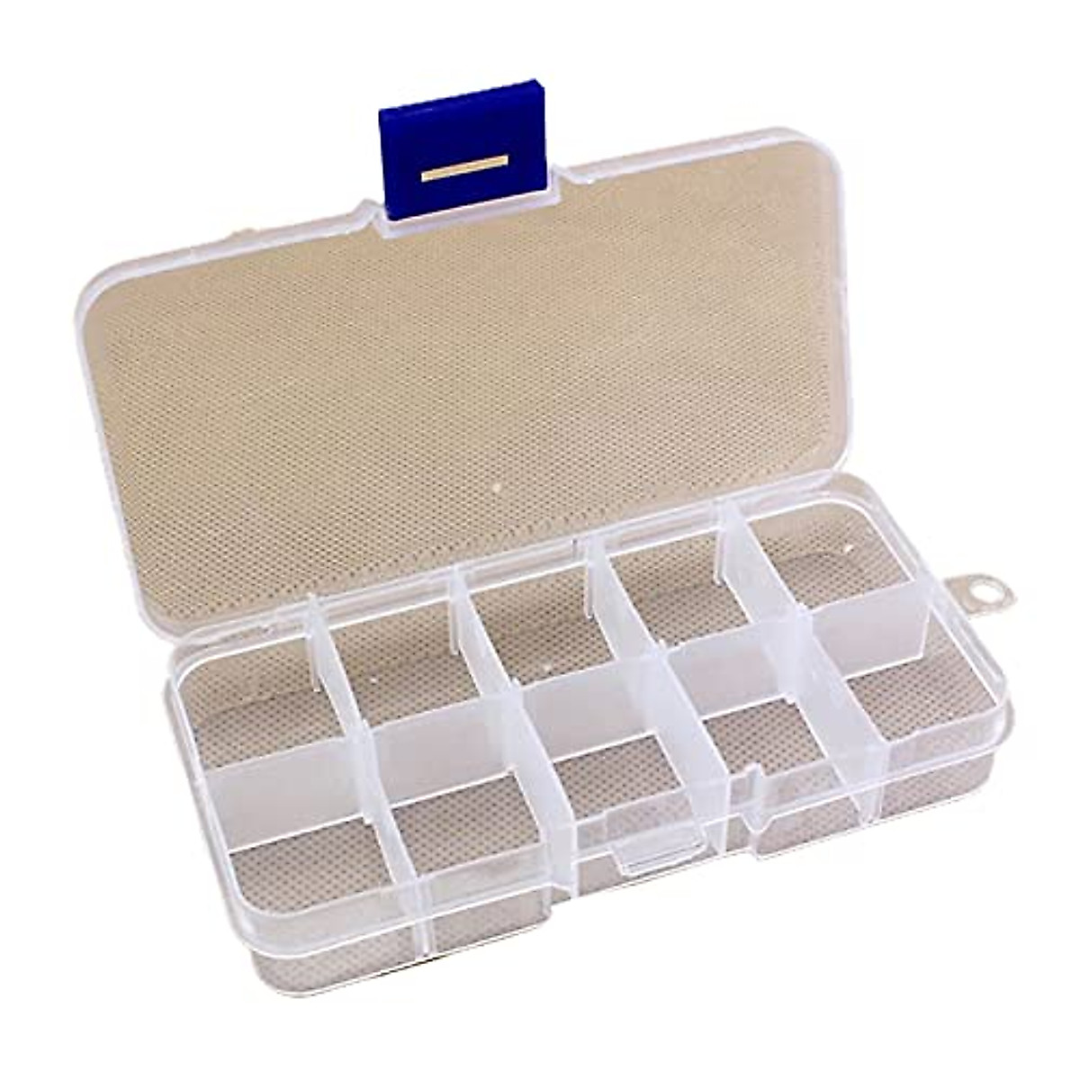 10/15/24 Grids Clear Plastic Organizer Box Storage Container Jewelry Box with Adjustable Dividers for Beads Art DIY Crafts Jewelry Fishing Tackles, Plastic Jewelry Box Organizer Storage Container 10