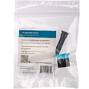 Hunter Industries RTL20026A Hunter 6' Pro Adjustable Irrigation Spray Nozzle, Light Blue