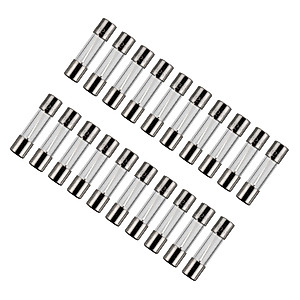 BOJACK F5AL125V 5x20 mm 5 A 125 V fuses 0.2x0.78 Inch 5 amp 125 Volt Fast-Blow Glass Fuses (Pack of 20)