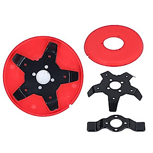 TOPINCN 26mm Trimmer Head Handheld Multifunctional Lawn Mower Cutting Head Replacement for Garden