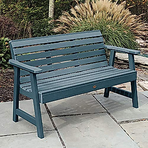 highwood Weatherly Garden Bench, 5 Feet, Nantucket Blue