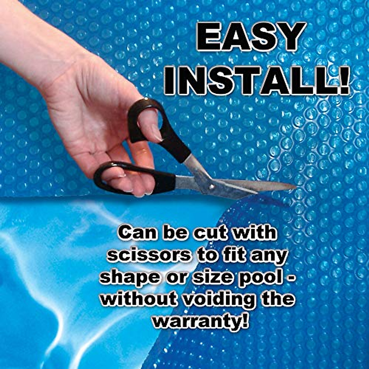 Doheny's Clear-Tek Micro-Bubble Solar Covers for In-Ground Swimming Pools | Increase Your Pools Solar Energy Absorption by Up to 25% (18' x 36', 3200 Ultimate Series Clear)