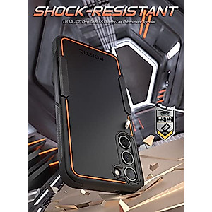 Poetic Neon Series Case Designed for Samsung Galaxy S23 Plus 5G 6.7 inch, Dual Layer Heavy Duty Tough Rugged Lightweight Slim Shockproof Protective Case 2023 New Cover for Galaxy S23+ 5G, Black