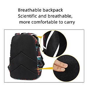 Basketball Player Star J-ordan Multifunction Backpack Travel Student Backpack Fans Bookbag Suitable for men and women (A3)