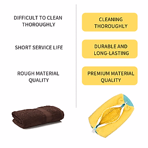 ZHAKKE 2PCS Shoe Washing Bag for Washing Machine Laundry Shoe Bag for Washer and Dryer Anti-Deformation Cleaning Shoe Bag for All Size Shoes (Yellow)