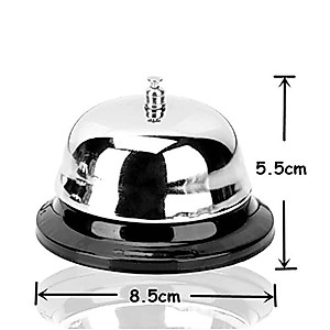 1pcs Call Bell, Counter Bell Ring for Service ，Service Bell Dinner Desk Bell for The Porter Kitchen Restaurant Bar Hotel Schools