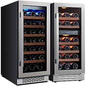 Ca'Lefort Wine Cooler Stylish Compressor Fridge for Home, Office, or Kitchen
