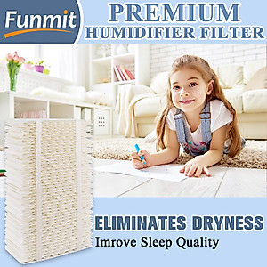 Funmit HDC411 Super Humidifier Wick Filter Replacement for AIRCARE EssickAir MoistAIR HDC411 14416 HD1205 HD12050 HD1211 HD12110, 4 Pack