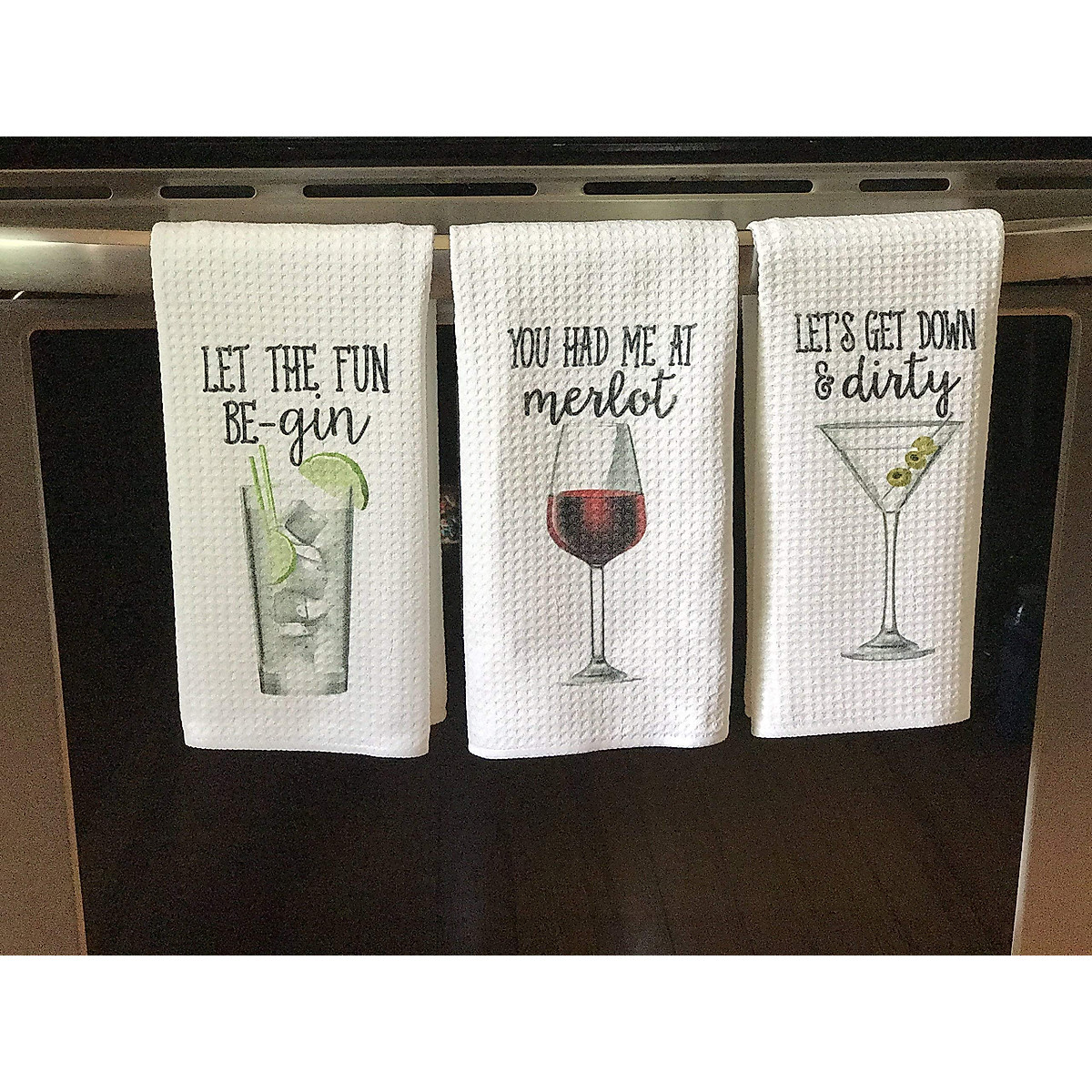 Funny Alcohol Kitchen Towel Gift Beer Lover Whiskey Shot