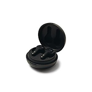 Sudio A2 True Wireless Earbuds with Charging Case, in-Ear Noise Cancelling Headphones with Microphone, Bluetooth 5.2, 30h Playtime, IPX4 Water Resistant (Black)