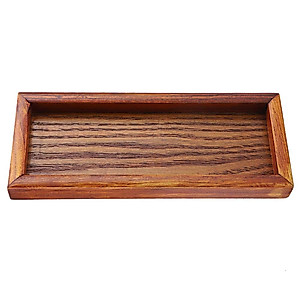 Rectangular Wooden Tray, Serving Tray, Tea Tray, for Snacks at Home(20 * 8cm)