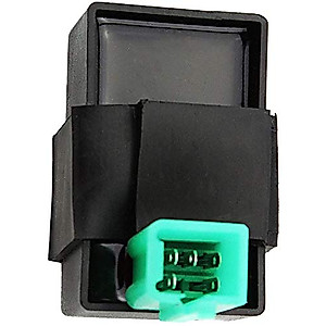 CDI Box Ignition Coil 5 Pin Regulator Rectifier Relay Spark Plug for Kazuma Meerkat 50cc Falcon 70cc 90cc 110cc Taotao Roketa Coolster 110CC ATV 3050B by Lucky Seven