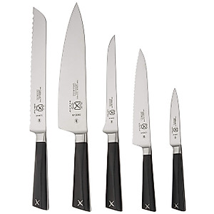 Mercer Culinary Züm 6-Piece Forged Block Set, Stainless Steel/Glass