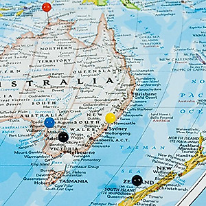 Craig Frames Wayfarer, Classic World Push Pin Travel Map