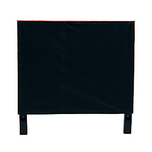 Poundex PU Upholstered Platform Bed, Twin, Pink