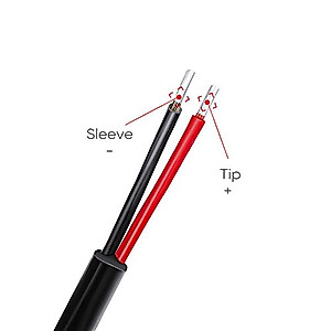 Pixelman (18AWG 6.5ft Heavy Gauge Speaker Wire RCA Adapter Plug to Bare Wire,RCA Speaker Audio Cable for TV Amplifier Receiver,Speakers Stereo Wire Cord to RCA Adapter Male-2 Pcs