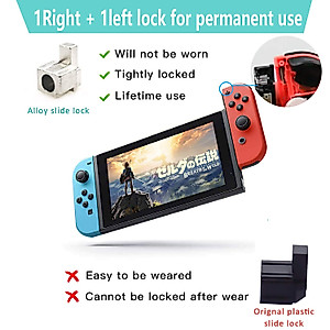 Joycon Joystick Replacement 2 Pack for Fix Drift Nintendo Switch Joy-Con Controller & Switch Lite Joystick Replacement Left/Right Analog Thumb Stick, Metal Latch, Include Y1.5