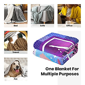 Dancer Gifts Blanket- Dance Gifts for Girls - Ballet Gifts - Dance Teacher - Dance Gifts for Teen, Dance Recital Dancing Heart Cheerleader Gymnastics, Cheerleading Gifts Throw Blankets 60x50in