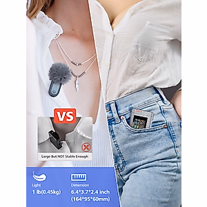 SYNCO Wireless Lavalier Microphone, G3 Lapel Mic White Triple Channel Transmission up to 250m for DSLR Camera Smartphone Laptop for YouTube Streaming Vlogging, Wireless-Lavalier-Recording-Video-Mic