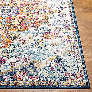 Artistic Weavers Odelia Vintage Bohemian Area Rug,2' x 3',Orange/Navy