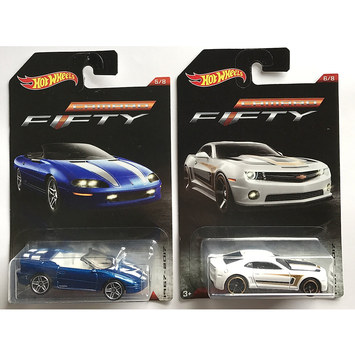 Hot Wheels Camaro Fifty 1967-2017 Exclusive 8 Car Set