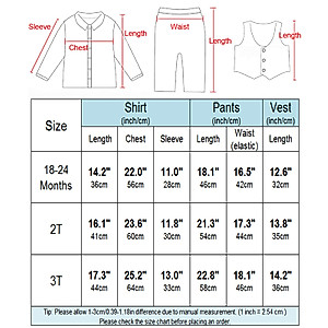 A&J DESIGN Baptism Outfits for Babyboys Toddler Christening Formal Suits with Hat White 3T