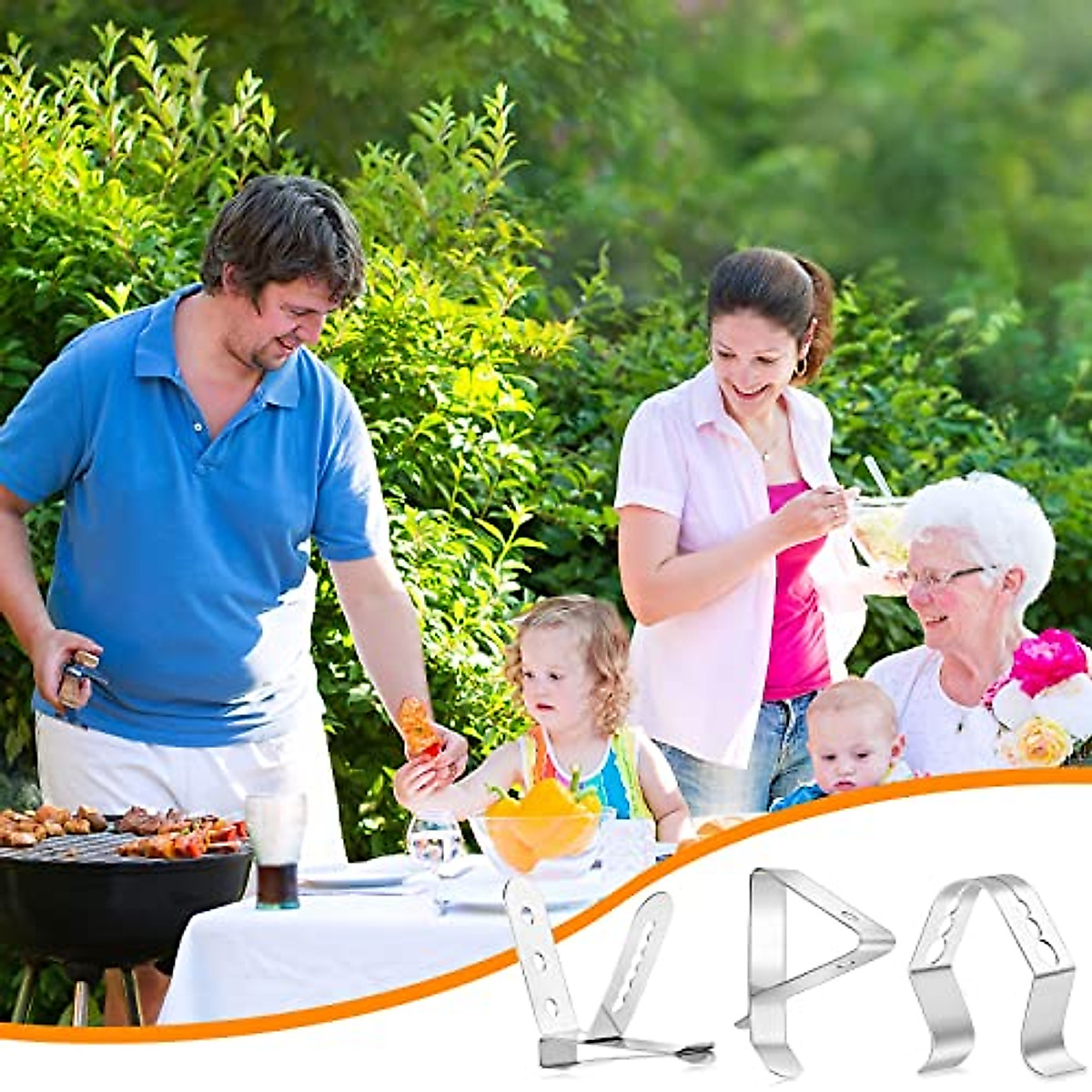 12 Pieces Meat Thermometer Probe Clip Holder Three-Hole Barbecue Probe Clip 3 Styles Grill Thermometer Clip Holder for BBQ Oven Grill Ambient Thermometer Temperature Reading