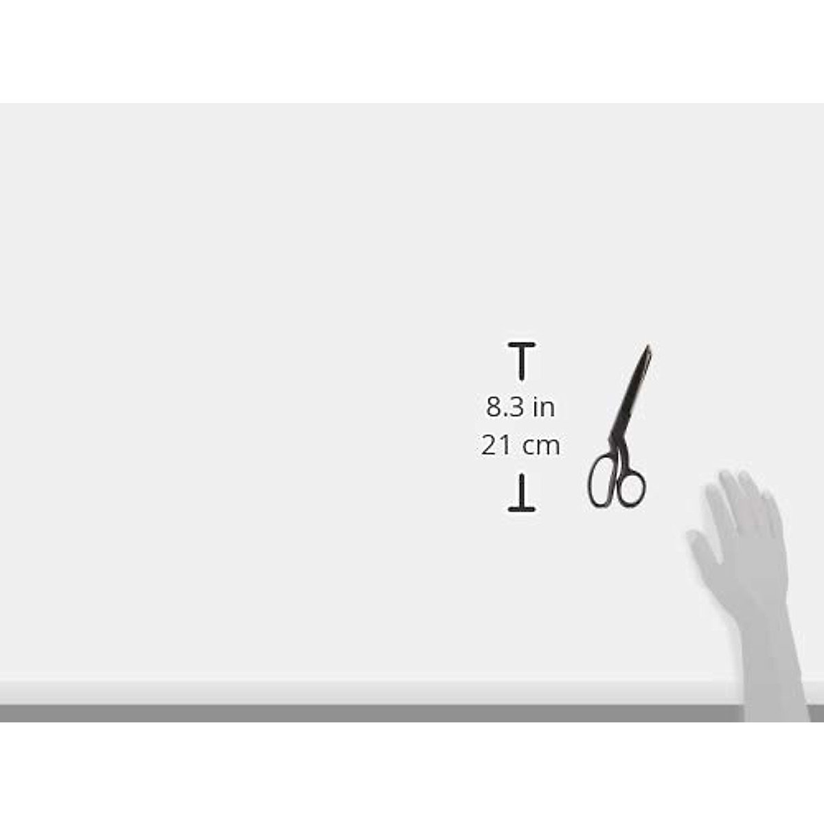 Gingher 8 Inch Featherweight Bent Handle Scissors