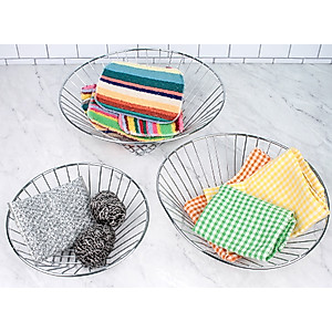 RSVP 30-by-12-Inch 3-Tier Wire Hanging Basket, Chrome